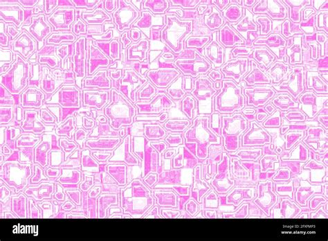 Nice Pink Tech Computer Template Digital Graphics Backdrop Illustration