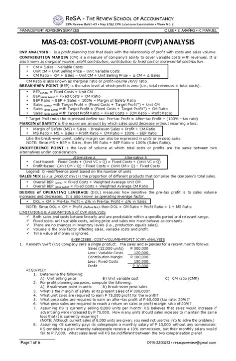 Updates In Management Accounting 1 Financial Accounting And Reporting