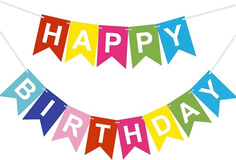 Burlap Happy Birthday Banner Assembled Birthday Banner
