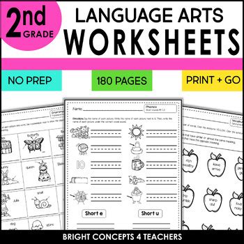 2nd Grade Language Arts Worksheets 2nd Grade Morning Work Worksheets
