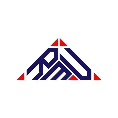 Rmu Letter Logo Creative Design With Vector Graphic Rmu Simple And Modern Logo 16129836 Vector