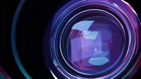 Premium Photo Glimpse Of The Future Sleek Camera Lens Abstract