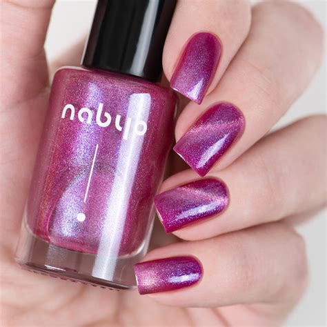 Buy Now Nabyo Nail Polish Charlotte Purple Jelly Magnetic Nail Polish