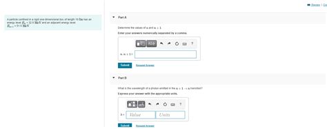 Solved A Particle Confined In A Rigid One Dimensional Box Of Chegg