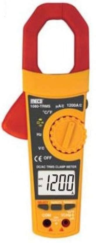Meco 1080 Trms Ac Dc Clamp Meter Alongwith Calibration Certificate Digital Multimeter Price In