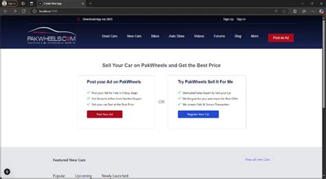 Umm E Aiman On Linkedin Nextjs Tailwindcss Webdevelopment Pakwheelsclone Frontenddevelopment