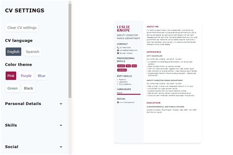 A Simple CV Generator Built With Nuxt Js And TailwindCSS
