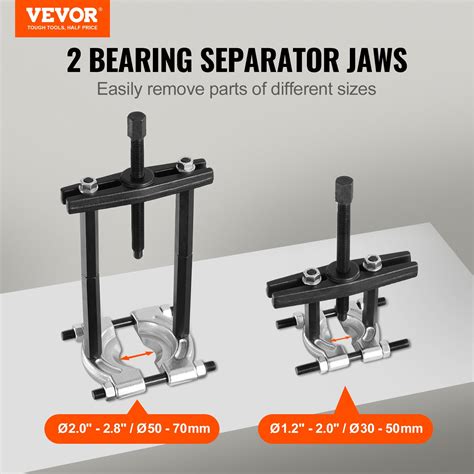 Vevor Bearing Puller Kit 14 Piece 5 Ton Bearing Separator Pinion