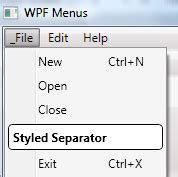 WPF Menus And Commands