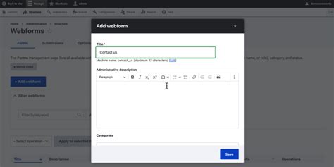 Getting Started With Webform In Drupal Webwash