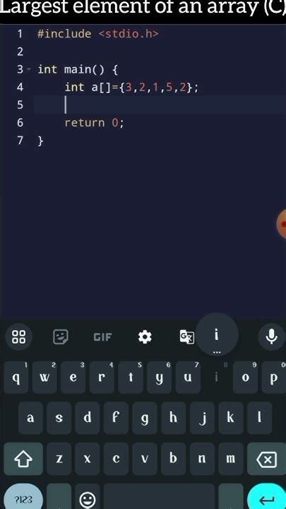 C Program To Find Largest Number In An Array 👩🏻‍💻 Two Approaches