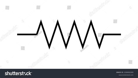 Photosensitive Resistor Symbol