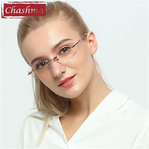 3184us 20 Offglasses Women Rimless Titanium Titanium Glasses