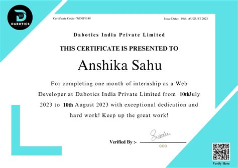 Anshika Sahu On Linkedin Webdevelopmentinternship Deboticinternship Debotic
