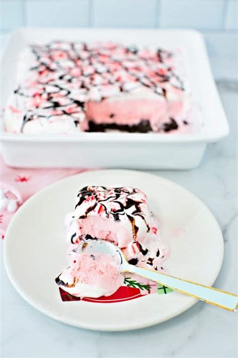 Peppermint Ice Cream Cake Recipe │ Quick Simple And Delicious