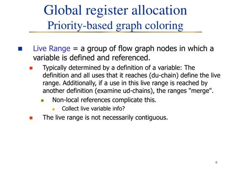 Ppt Register Allocation Powerpoint Presentation Free Download Id