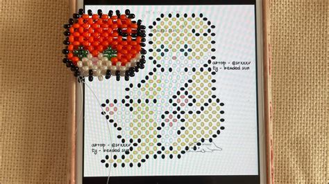 Первая часть видео Рыжий котик из бисера в технике крестик Большая фигурка из бисера
