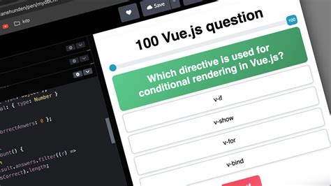 My Vuejs Quiz Is Live Flip Through Questions And Test Yourself