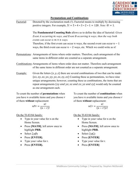 Permutations And Combinations Factorial Denoted By The