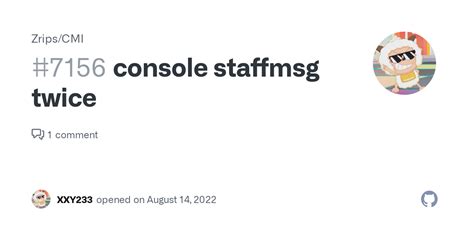 console staffmsg twice · issue 7156 · zrips cmi · github