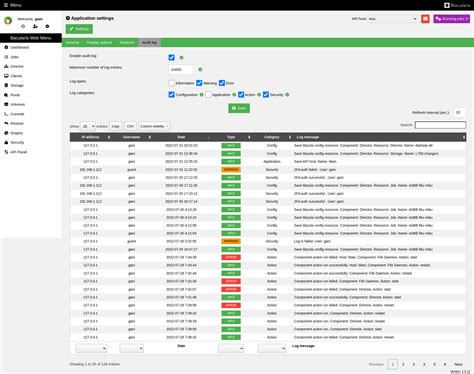 News Audit Log And Log Viewer Bacularis