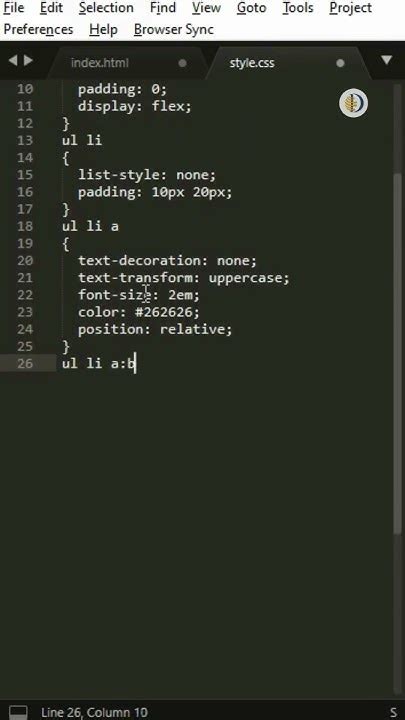 Create Menu Hover Effect Double Cross Html And Css Sourcecode Youtube