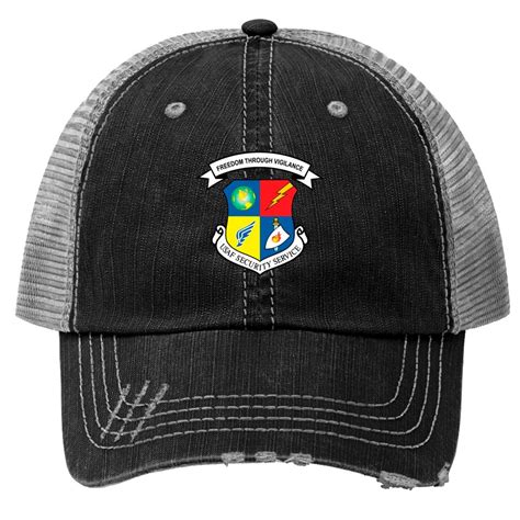 Usafss Emblem Trucker Hats Sold By Insignificant Automobile Sku