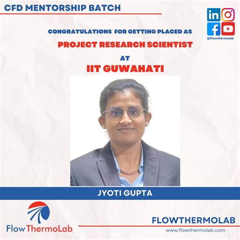 Flowthermolab 🌟 Congratulations To Jyoti Gupta On Your Facebook