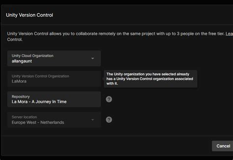 how to remove version control organisation unity services unity discussions