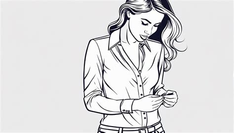 A Girl Popping The Buttons Off Her Shirt With Her By Sam45rich On