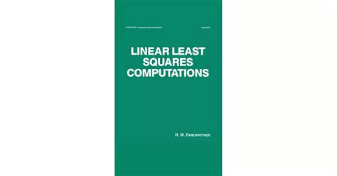 博客來 Linear Least Squares Computations