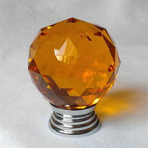 Amber Glass Knobs Etsy