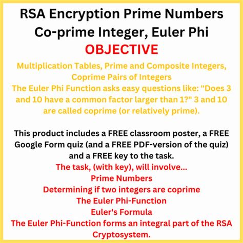 Real Life Math Fun Rsa Encryption Prime Numbers Co Prime Integer