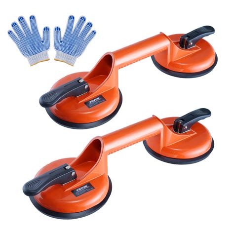 Vevor Glass Suction Cup 47 2 Pack 330 Lbs Load Capacity Vacuum Suction Cup With Aluminum