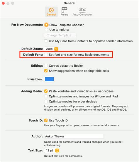 How To Change The Default Font In Pages On Mac