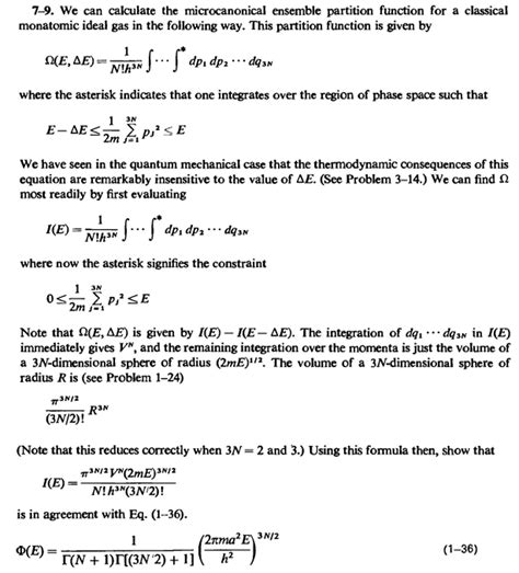 Solved 7 9 We Can Calculate The Microcanonical Ensemble