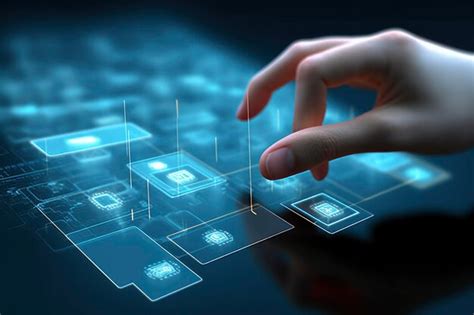 Premium Ai Image Touch Screen Technology Generative Ai