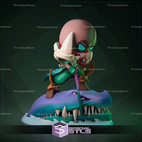 Pyke Chibi League Of Legends Digital Stl Files Specialstl