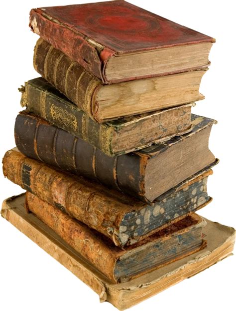 Antique Book Stack Collector Edition Historical Volumes Vintage