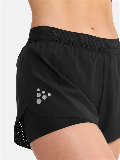 Pro Hypervent Split Shorts 2 W Black Craft Sportswear