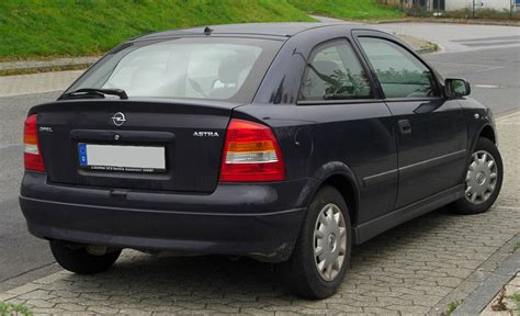 Technical Data Of Vehicle Opel Astra G Automoli