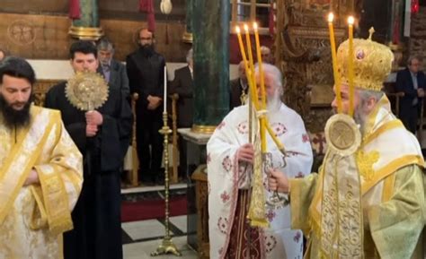 Δ Κυριακή των Νηστειών Αρχιερατική Θεία Λειτουργία στον ΙΝ Αγίου Μήνα στο Εμπόριο Εορδαίας