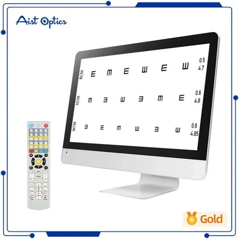 215 Inch Lcd Digital Visual Acuity Chart Vision Optical Testing Monitor Eye Test Projecter