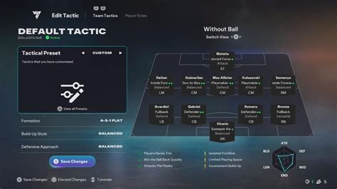 Best Meta 4 5 1 Formation In Ea Fc 26—tactics Player Roles