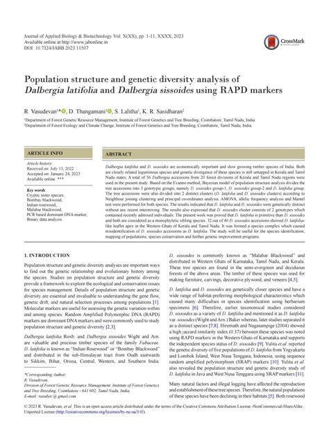 Vasudevan R On Linkedin Preprint Of My Research Article Has Been Published 🥳 Article Link