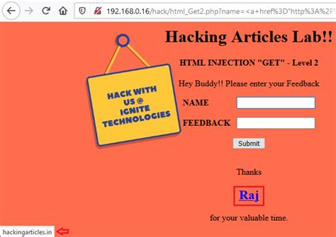 comprehensive guide on html injection hacking articles