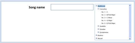 Java Show Tree Component When Click On Textbox Stack Overflow