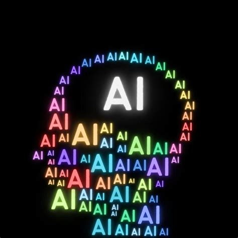 Premium Vector Ai Word Vector In Head Shape