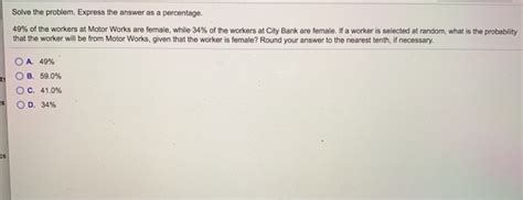 Solved Solve The Problem Using Bayes Theorem Round The