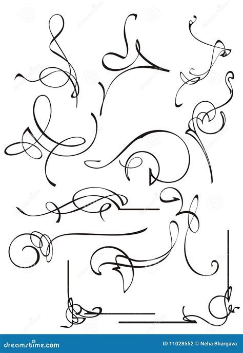 Set Border Design Element Vector Illustration 57760520